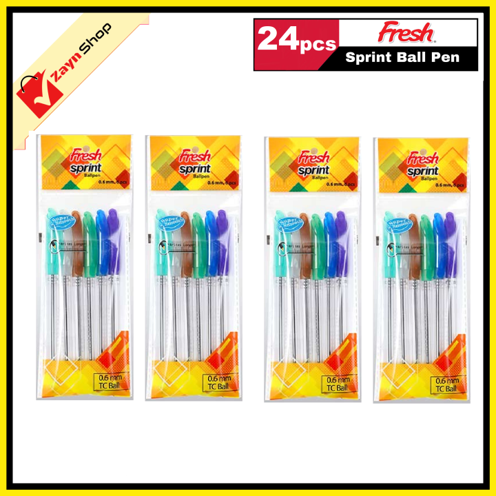Fresh Sprint Ball Pen 0.6mm pack of 24 pcs | Daraz.com.bd