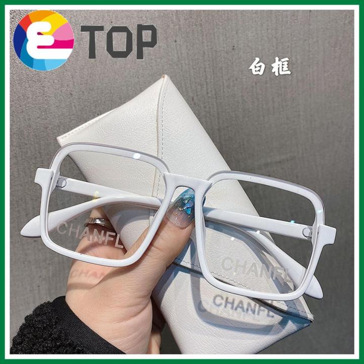 Decorative glasses frame ultra light flat mirror retro plain square ...
