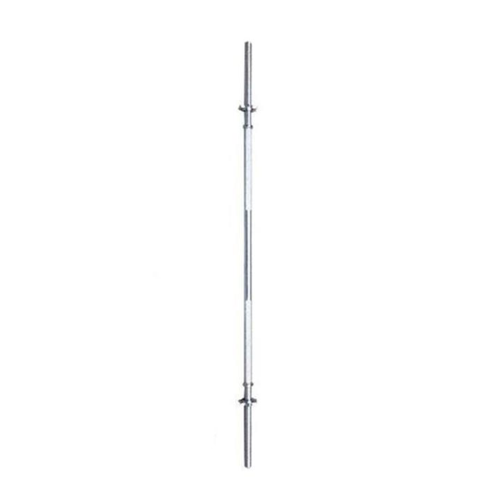 3 Feet Barbell Bar - Silver | Daraz.com.bd