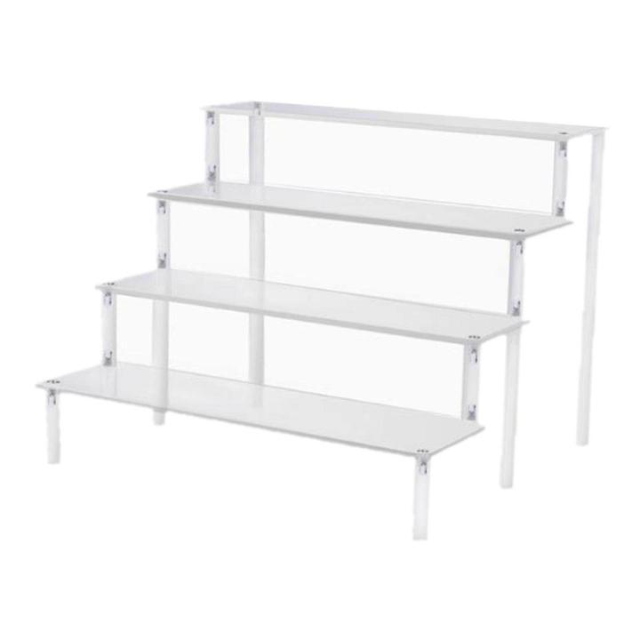 Tier Acrylic Rack Perfume Makeup Organizer Risers Shelves Showcase ...