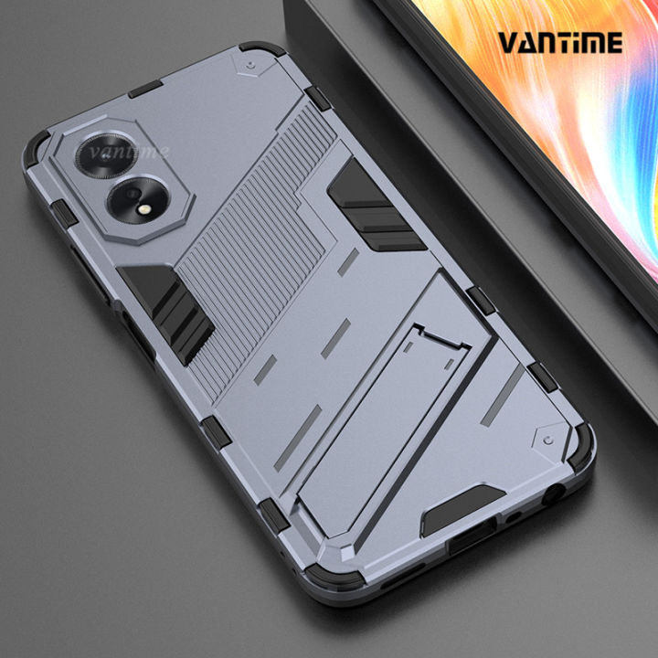 for OPPO A18 A38 4G Case Kickstand Ultra Thin Shockproof Matte Back ...