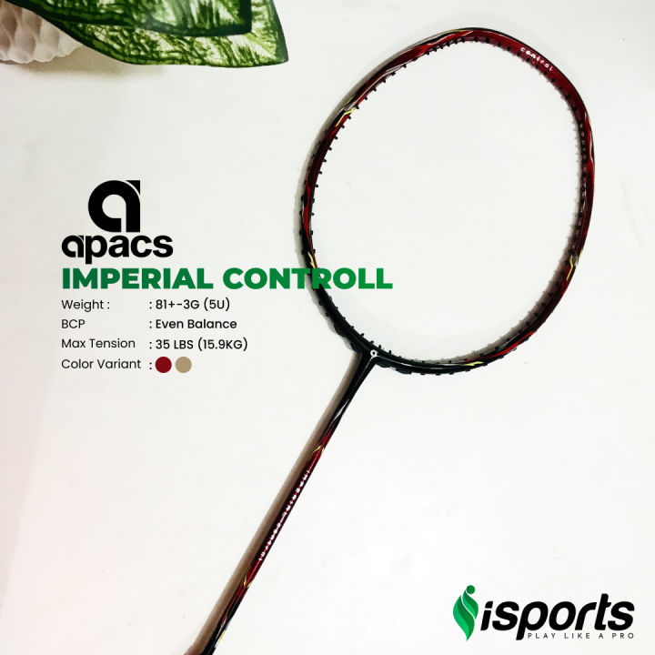 Malaysia Imported Apacs Imperial Control Unstrung Badminton Racket ...