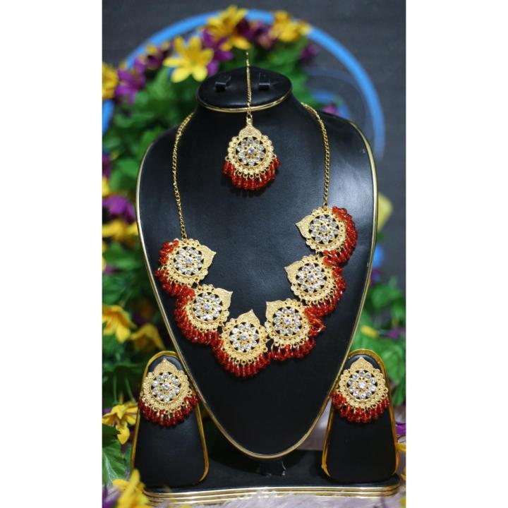 New tikli set womon jewellery set Very beautiful | Daraz.com.bd
