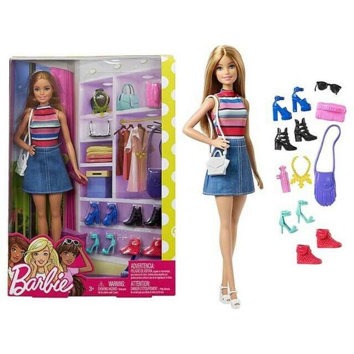 Barbie and Accessories Set | Daraz.com.bd