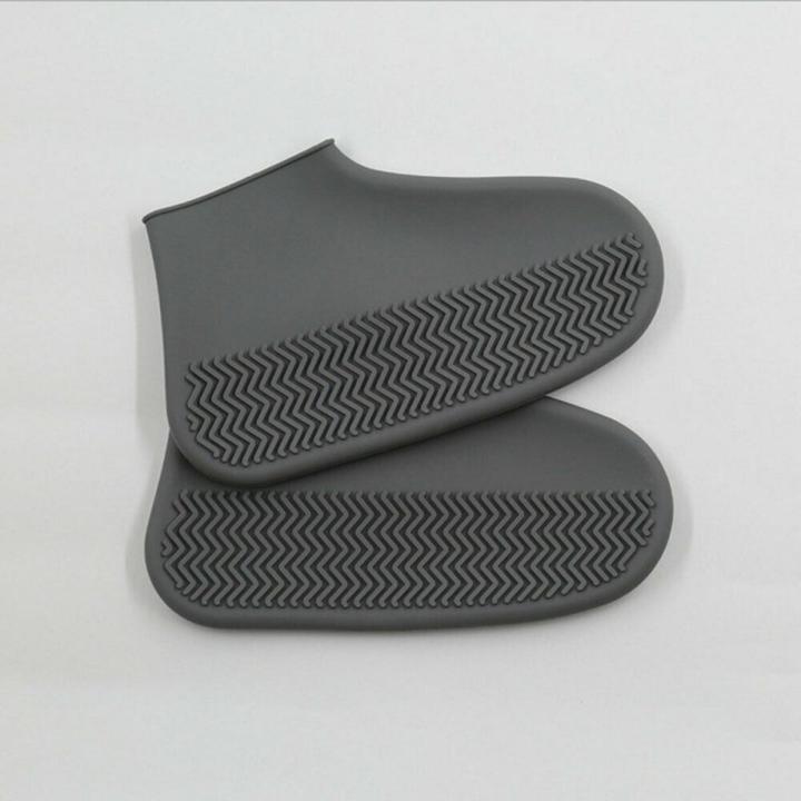 1 Pair Anti-Slip Waterproof Reusable Sock Covers Silicone Snow Shoe ...