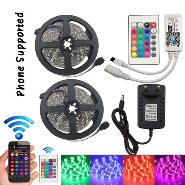 LED Strip Lights RGB Waterproof Flexible Ribbon DC 12V 2835SMD Wifi ...