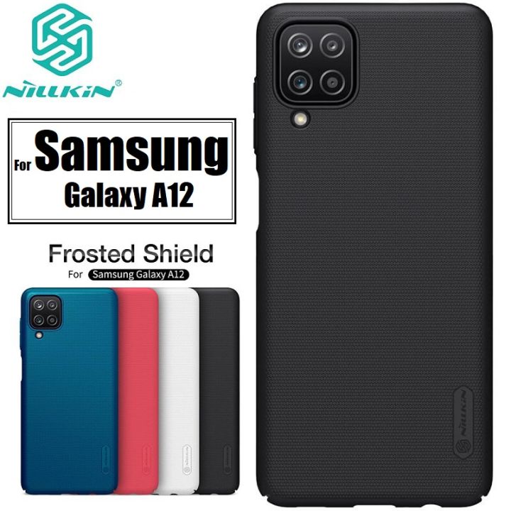 Nillkin (Galaxy A12 ) Super Frosted Shield Hard PC Back Cover Matte ...