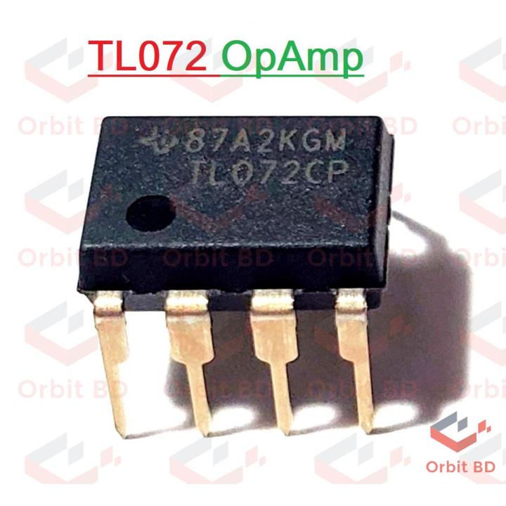 2Pcs TL072CP TL072 Dual Low Noise JFET Input Operational Amplifier A Class IC Op Amp Chip ...