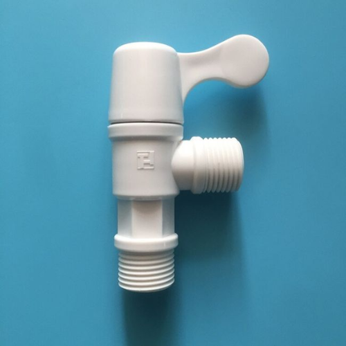 Plastic LS Angle Stop Cock Angle Valve Water Tap White Colour use in ...