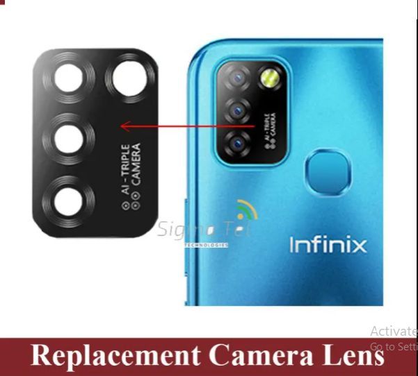 Infinix smart 5 Replacement authentic camera main glass lens | Daraz.com.bd