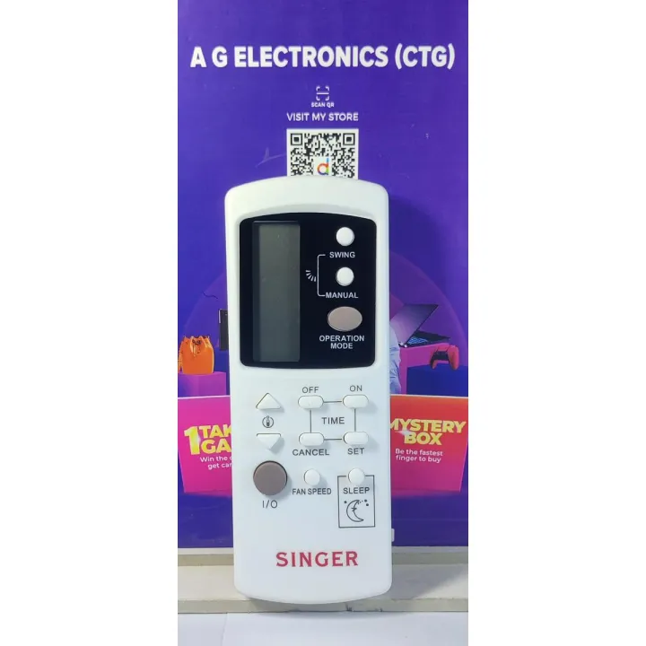 Singer AC Remote: Control Your Comfort - Effortless Operation and Low ...