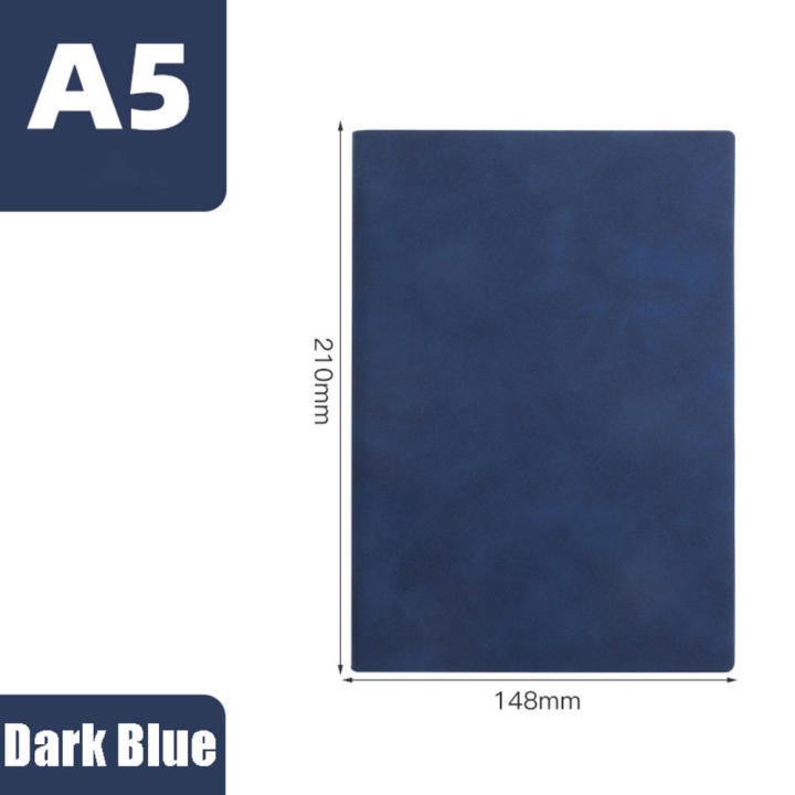 Business Notebook Leather Notebook Hand Ledger Record Book Work Meeting ...
