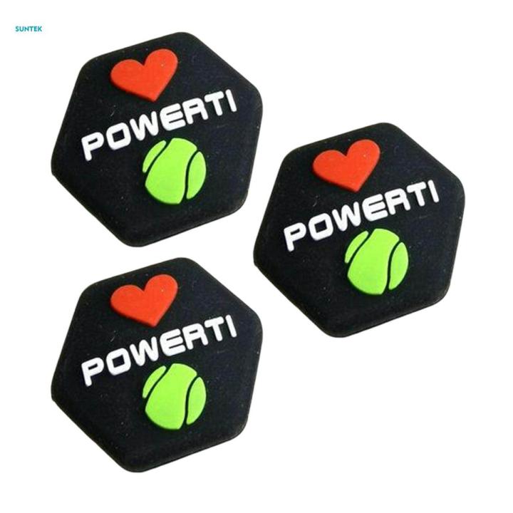 3 Pieces Tennis Racquet Vibration Stoppers Silicone Shock Absorption ...