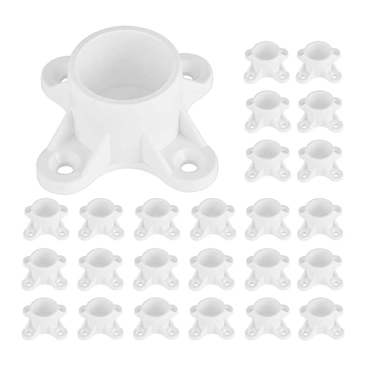 25 Packs 1/2 Inch PVC Flange Table Leg Cap Fittings Furniture | Daraz ...
