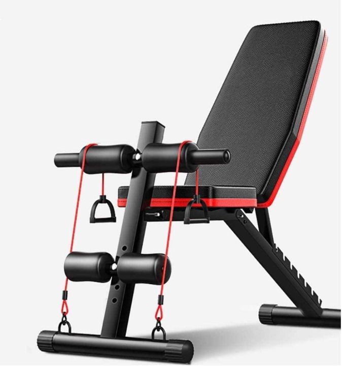 Folding Weight Bench Sit Up Bench Adjustable Fitness Training Exercise ...