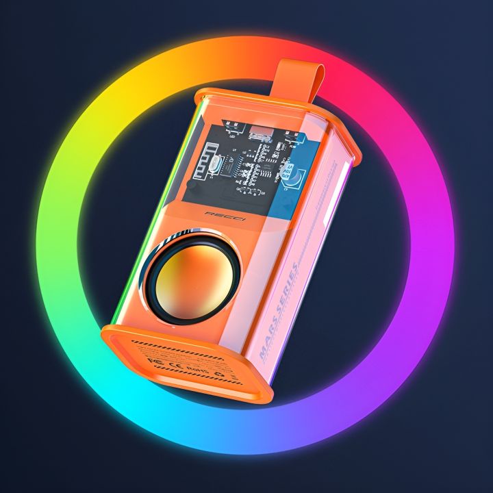 RECCI RSK-W30 Mars Series Bluetooth 5.3 RGB Lighting Transparent ...