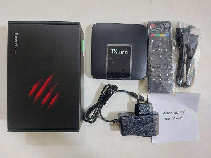 TX3 Mini Android TV Box 2GB RAM 16GB ROM Android 10 WIFI Plays tore ...