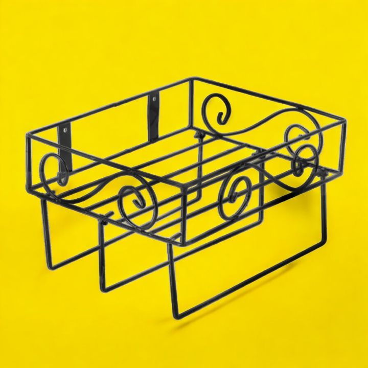 Practical Black Metal Wall Mounted Quran Stand with Jaynamaz Shelf ...