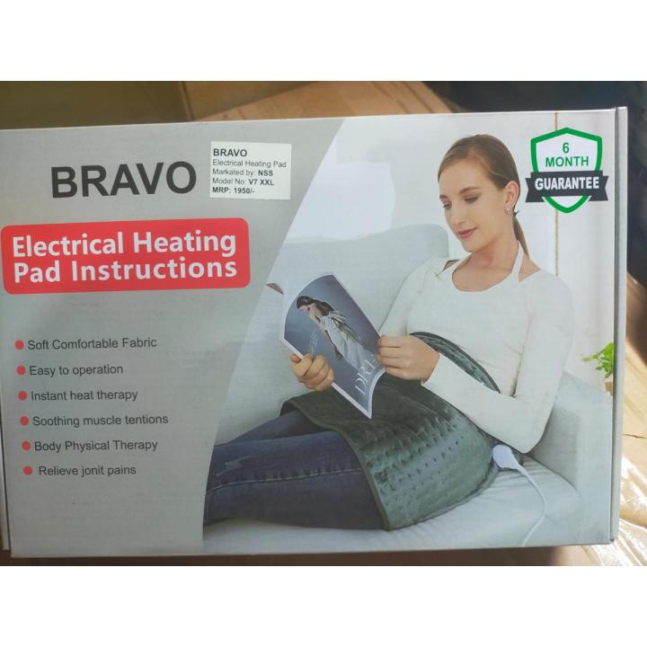 bravo electrical heating pad instructions | Daraz.com.bd
