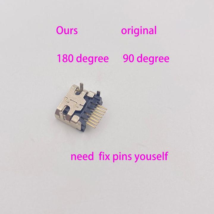 2PCS 180 Degrees Female Socket Port 8Pin Connector for GBM Console for ...