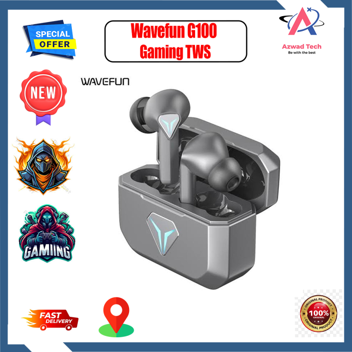 WAVEFUN G100 Bluetooth Earbuds Gaming Earphone Wireless Earbuds | Daraz ...