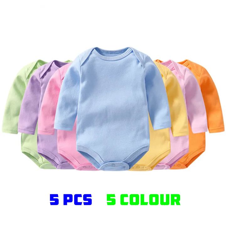5 Piece GOTS Certified 100% Cotton Organic Cotton Kids Newborn Baby ...