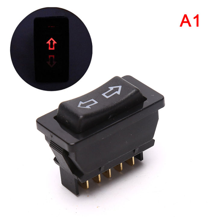 DPDT DC 12V 20A Universal Auto Car Power Window Switch 5 pins Black ...