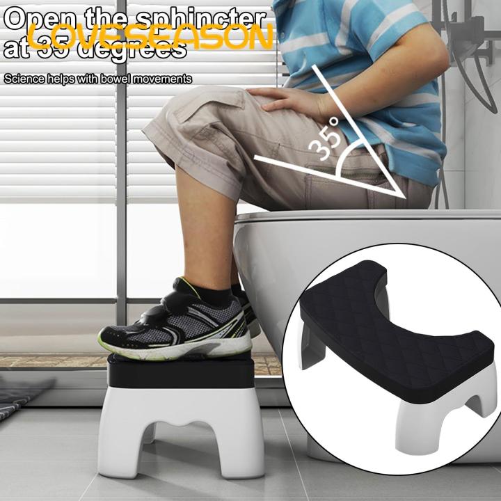 Convenient Washing Toilet Stool 7-inch Ergonomic Toilet Stool for Easy ...