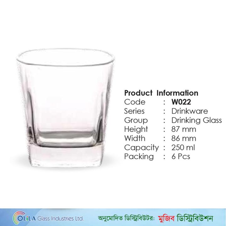 Crystal Clear Coke/Drinking Glass OLiLA W022 - Glass | Daraz.com.bd