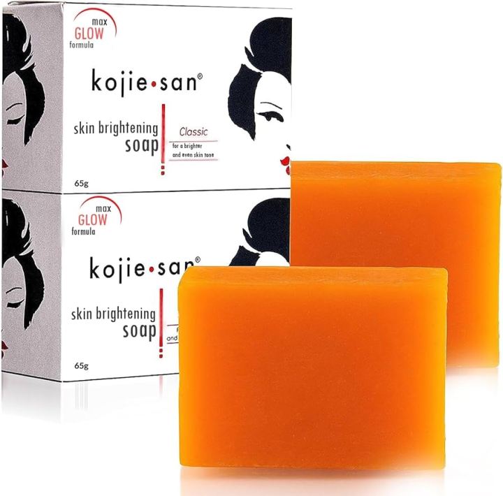 Kojie San Skin Brightening Soap - Original Kojic Soap that Reduces Dark ...