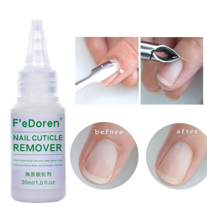 30ML Nail Cuticle Remover Softener Liquid Exfoliator Cuticle Oil for ...