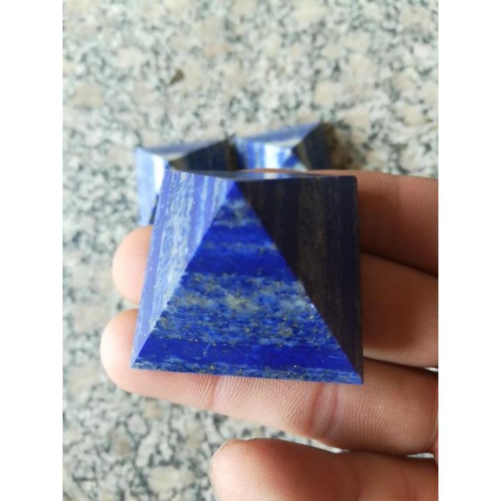 【VisioN Shop】Blue Lapis Lazuli Crystal Pyramid Quartz Healing Reiki ...