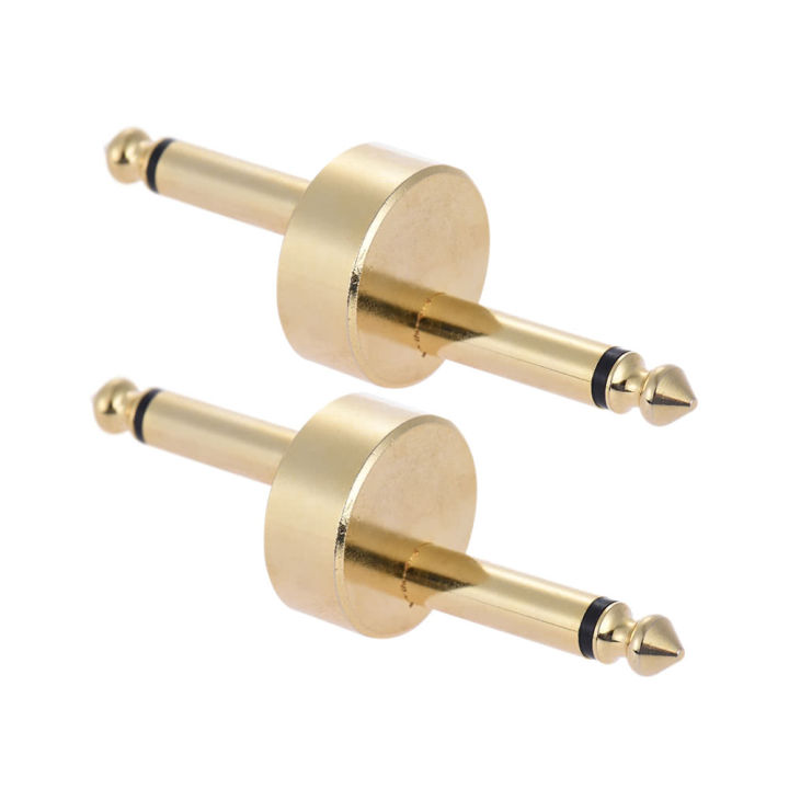 2 Pack 1/4 Inch 6.35mm Z Type Guitar Effect Pedal Coupler Connector ...