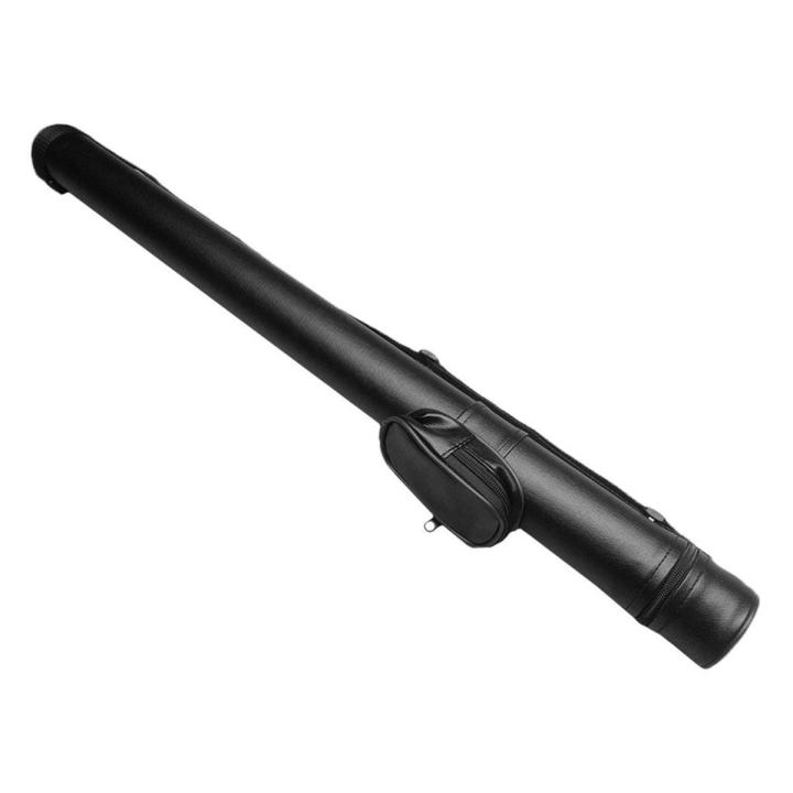 Hard Pool Cue Case 2 Holes Leatherette with Shoulder Strap Accessory ...