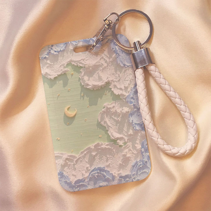 Cartoon Ins Photocard Holder Keychain Kpop Students Card Protectors ...