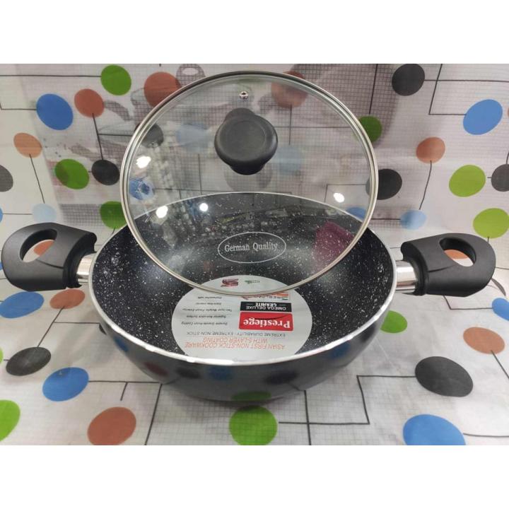 Prestiege 26cm Marble Coating Omega Deluxe Non Stick Cookware Korai ...
