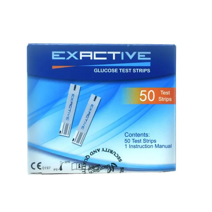 Exactive Vital Blood Glucose Meter Testing Strips 50PCS | Daraz.com.bd