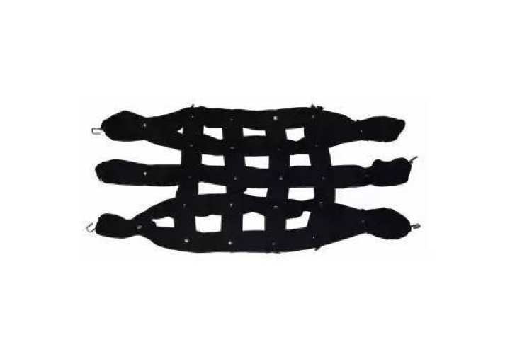 HIGH QUALITY Motorcycle Back Seat Net 6 Hook Hold Down For Helmet Mesh ...