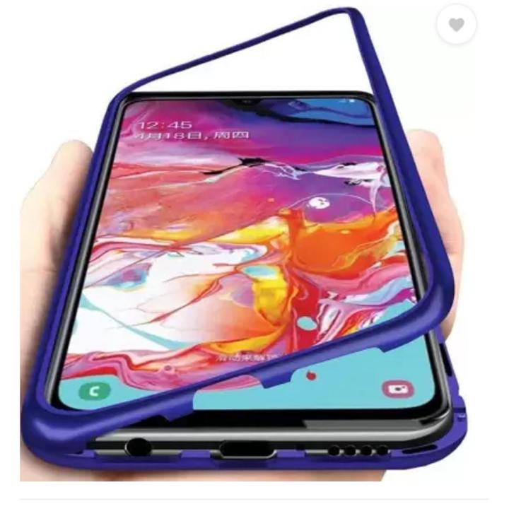 Lively 2 in1 360 Magnetic Metal Bumper Transparent Glass Cover Case for ...