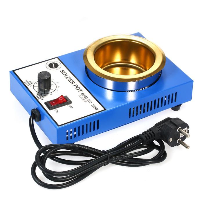 300W 220V 100mm 1200g Mini Lead Free Soldering Pot Titanium Coating ...