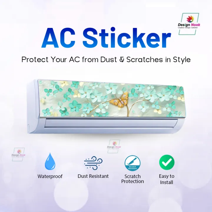 Premium Decorative AC Sticker – Give Your Old AC a Brand New Look ...