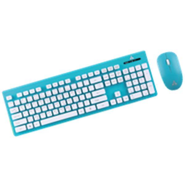 Wireless Keyboard and Mouse Combo - Blue | Daraz.com.bd