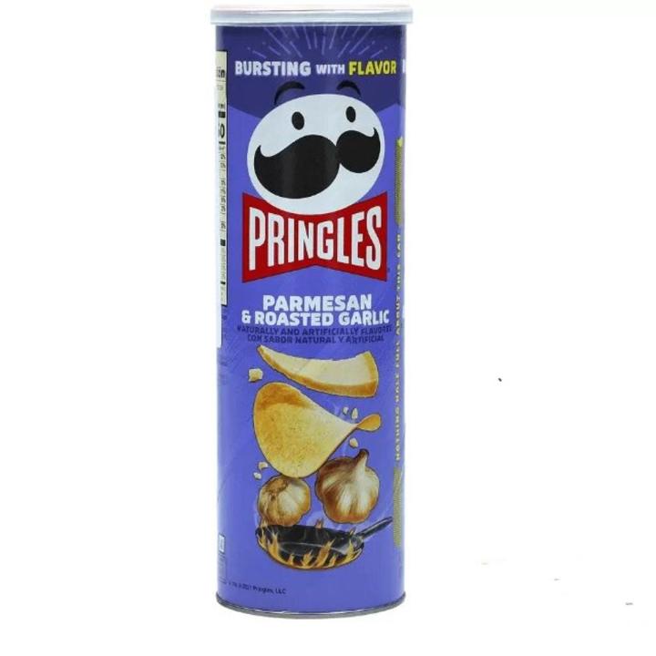Pringles Parmesan & Roasted Garlic (U.S.A) - 158GM | Daraz.com.bd