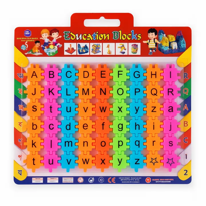English ABCD Puzzle Blocks – Fun Learning Game for Kids | Learn ...