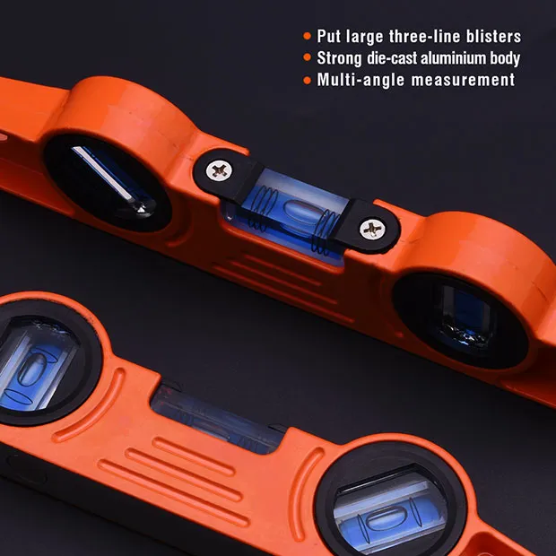 Harden 10” Aluminum Magnetic Spirit Torpedo Bubble Level 580522 | Daraz ...