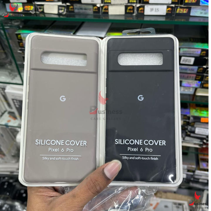 Premium Liquid Original Silicone Phone case For Google Pixel 6 pro back ...