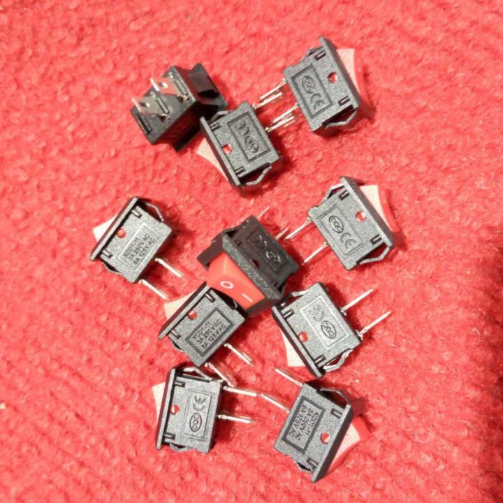 10Pcs - KCD1-11 Rocker Switch 2 Pin 3A 250VAC 2 Positions SPDT ON OFF ...