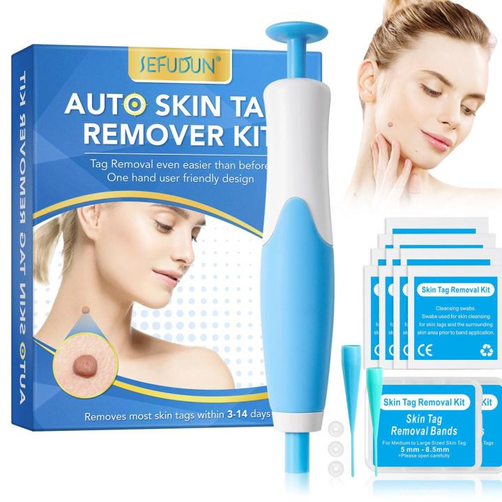 2 IN 1 Auto Skin Tag Remover Kit Micro Skin Tag Removal Device Adult ...