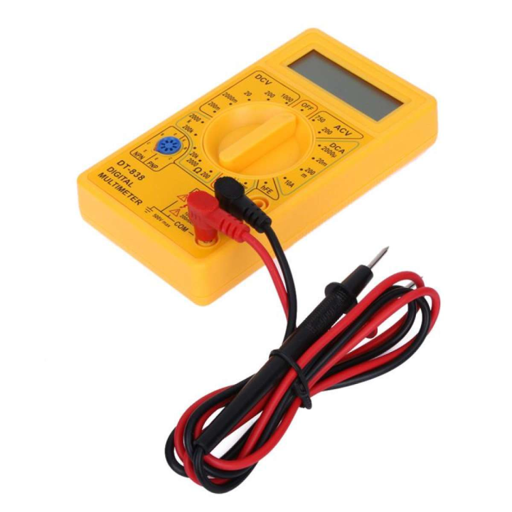 Brand LCD Digital Multimeter AC DC Meter 750/1000V Amp Volt Ohm Tester ...