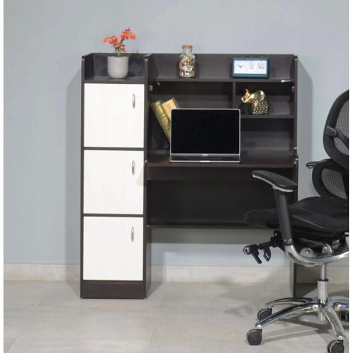 BM Best Quality Reading Table with Shelves Storage Computer Table ...